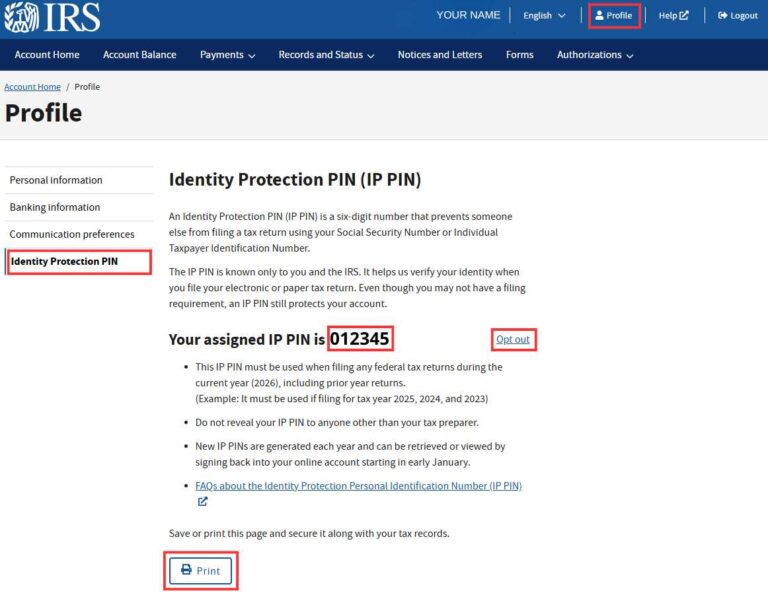 2026 IP PINs are now available on IRS ID.me Accounts | Wegner CPAs